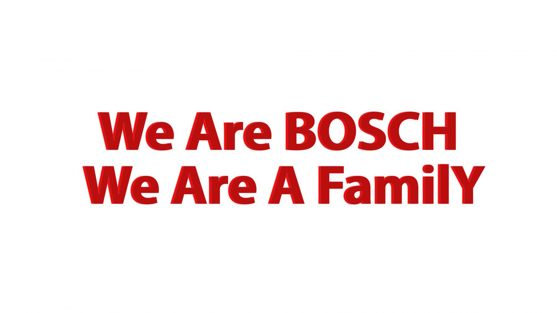 We Are BOSCH, We Are A Family Photo Mosaic - Picture Mosaics